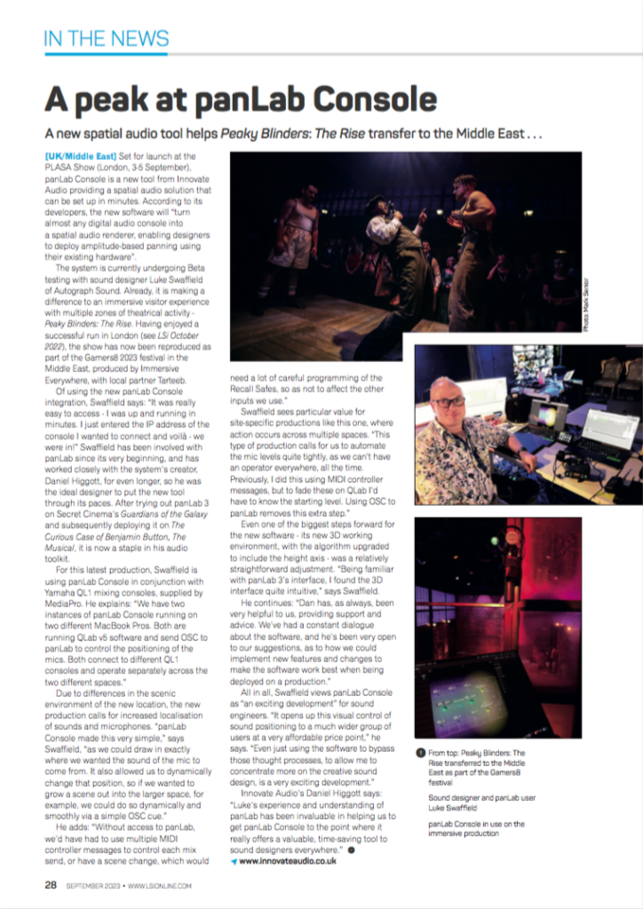 Luke Swaffield And panLab | Autograph