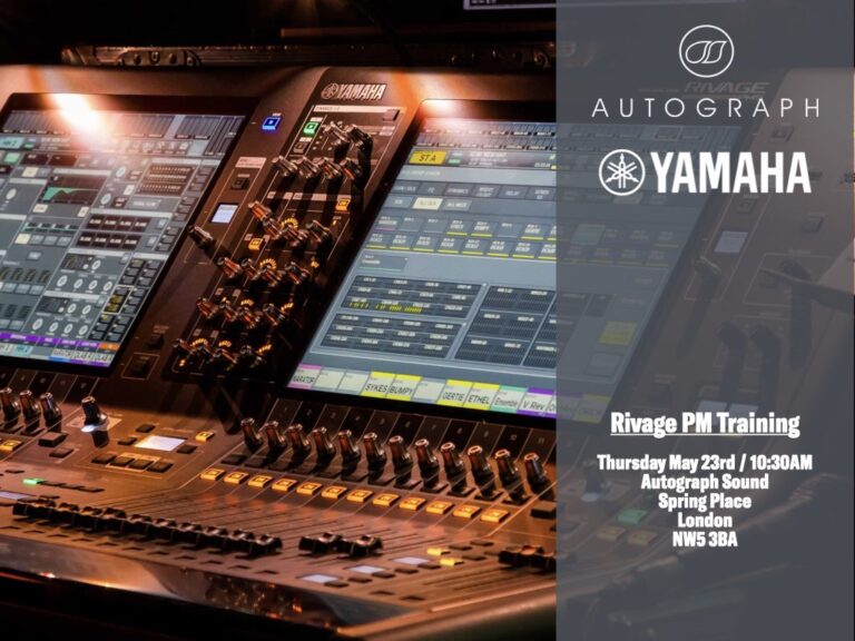Yamaha Rivage Training Day | Autograph