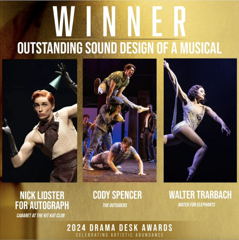 Outstanding Sound Design: Nick Lidster wins again